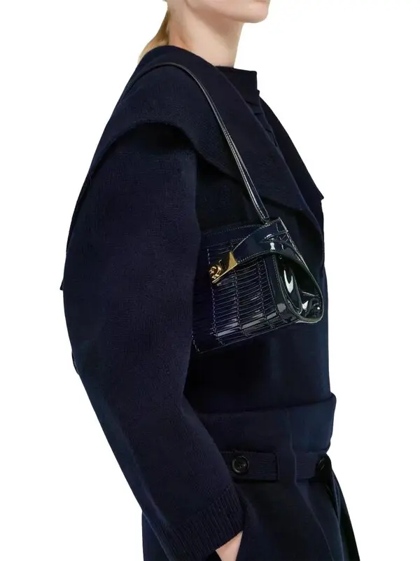 FERRAGAMO East-west Hug Shoulder Bag - Blue