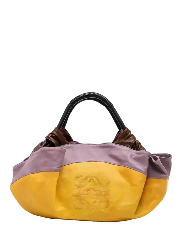 Loewe 2007 Multicolor Nappa Aire Hobo Bag - Yellow