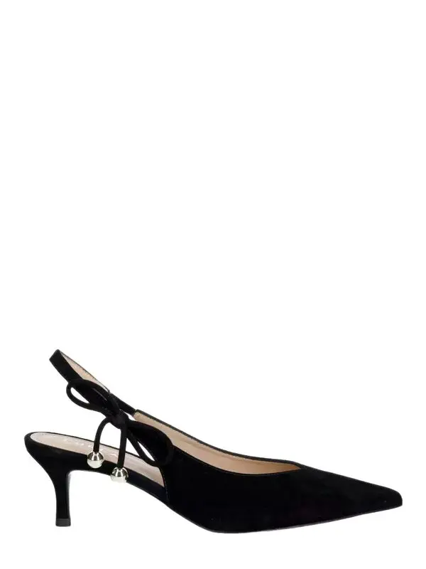 Furla Bow-detail Slingback Pumps - Black