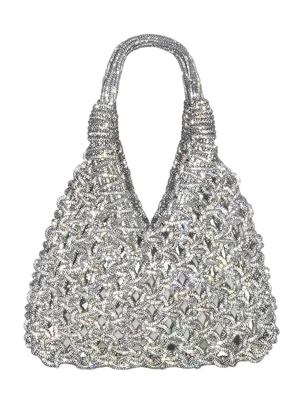 HIBOURAMA Vannifique Crystal-embellished Tote Bag - Silver