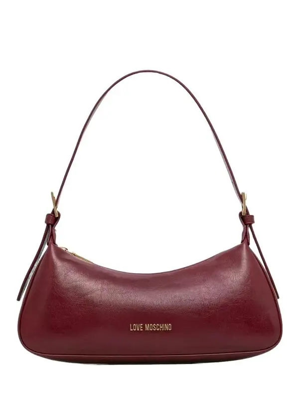 Moschino Logo-plaque Shoulder Bag - Red