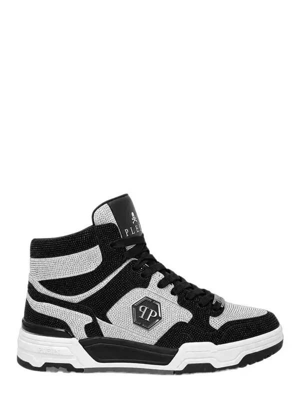 Philipp Plein Mid-top Predator V2 Strass Sneakers - Black
