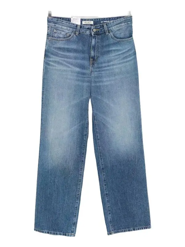 Carhartt Work In Progress Faded Straight-leg Jeans - Blue