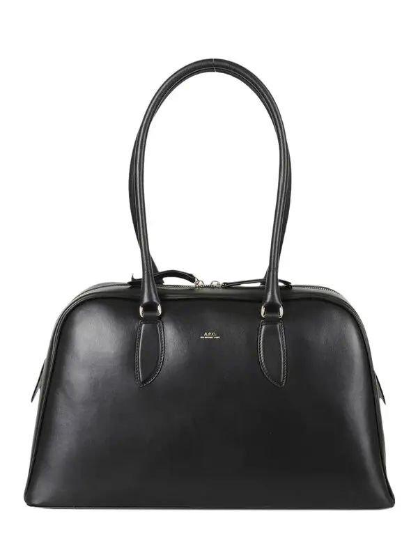A.p.c. Paloma Leather Shoulder Bag - Black