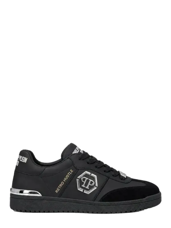 Philipp Plein Low-top Retro Hustle Sneakers - Black