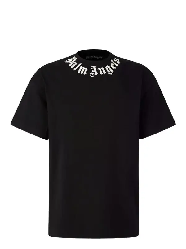 Palm Angels Logo-print T-shirt - Black