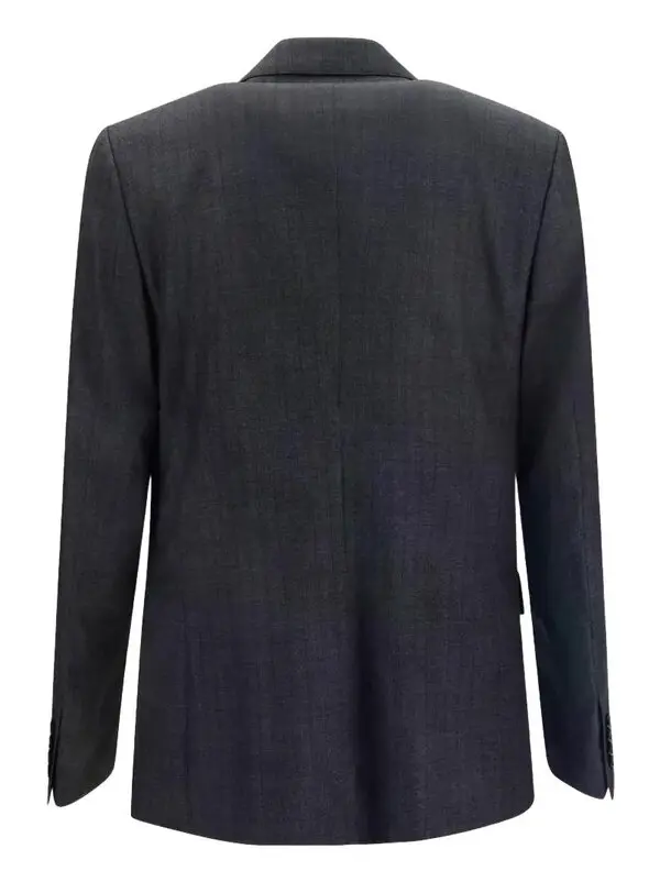Dolce & Gabbana Pinstripe-pattern Notched-lapel Blazer - Grey