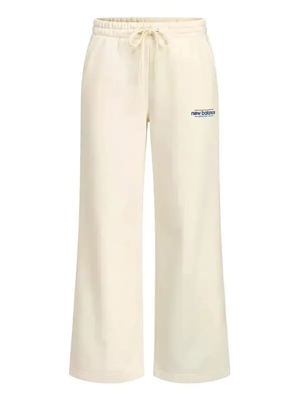 NEW BALANCE Logo-print Track Pants - White