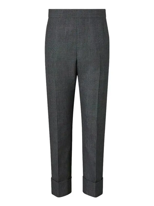Thom Browne High Twist Wool Trousers - Grey