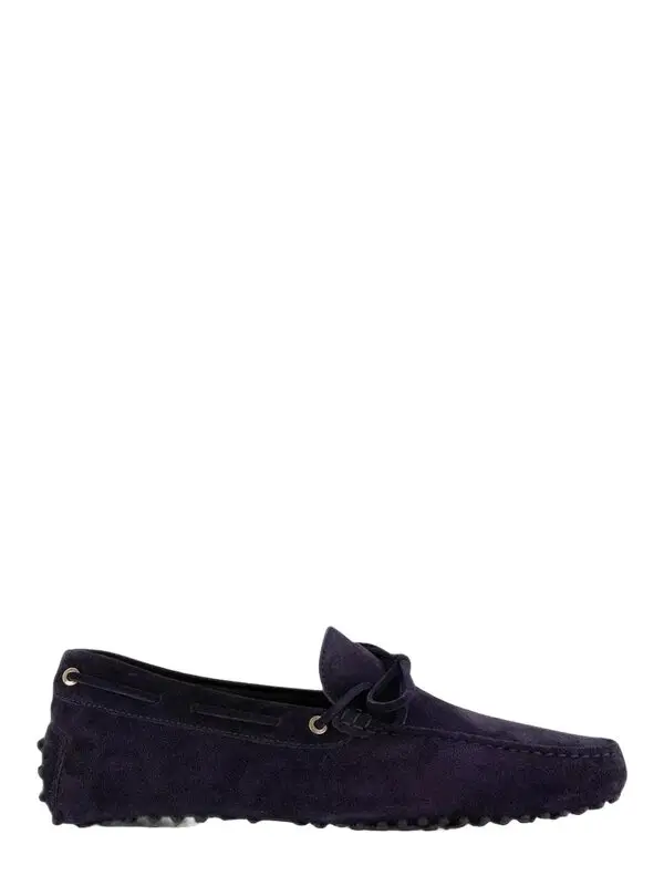AURELIEN Softey Suede Driving Loafers - Blue