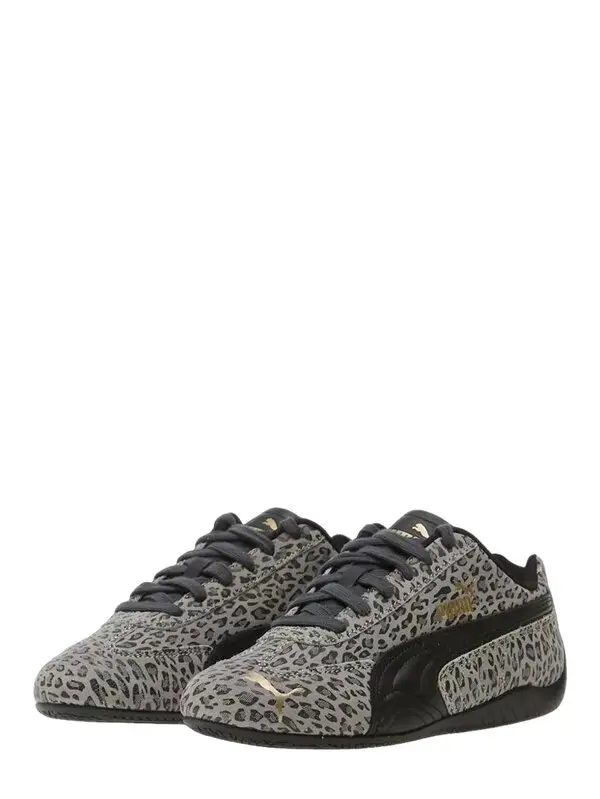 PUMA Speedcat Leopard-print Sneakers - Grey