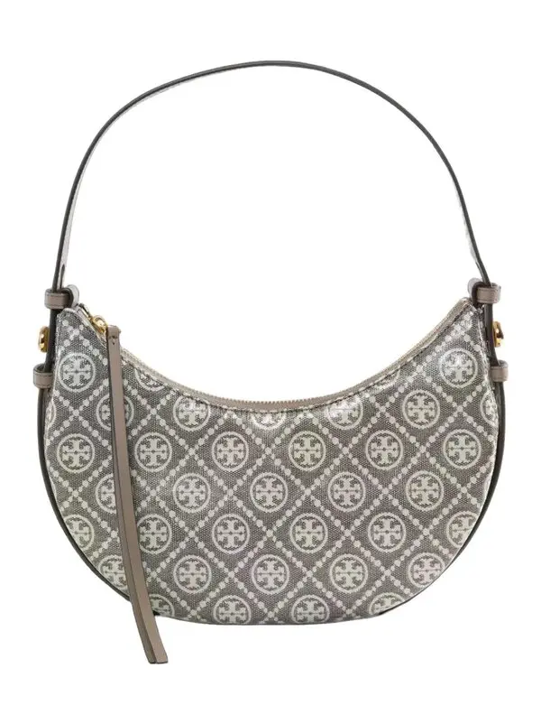 Tory Burch Romy T Monogram Shoulder Bag - Grey