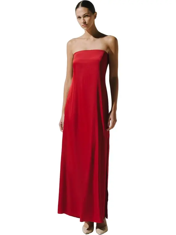 BAOBAB Lola Maxi Dress - Fire Red