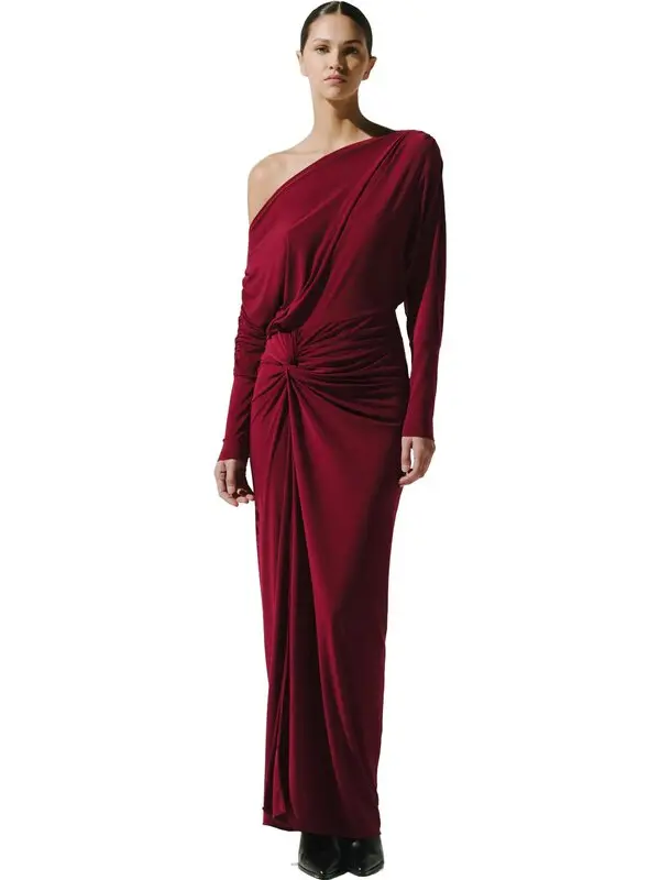 BAOBAB Onda Maxi Dress - Cabernet