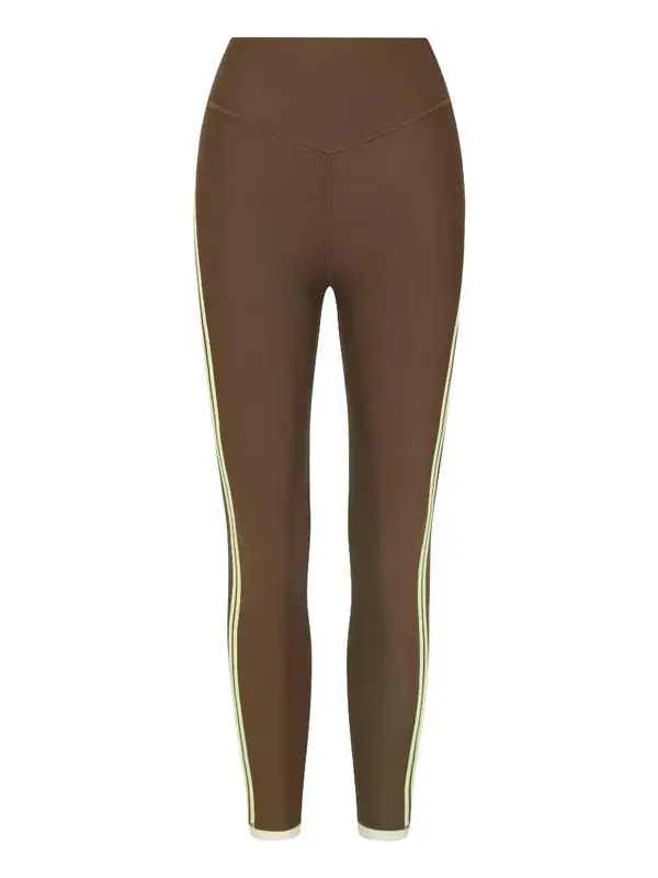 The Upside Daytona Side-stripe Leggings - Brown