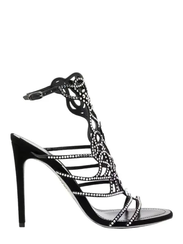 Rene Caovilla Eden Sandals - Black