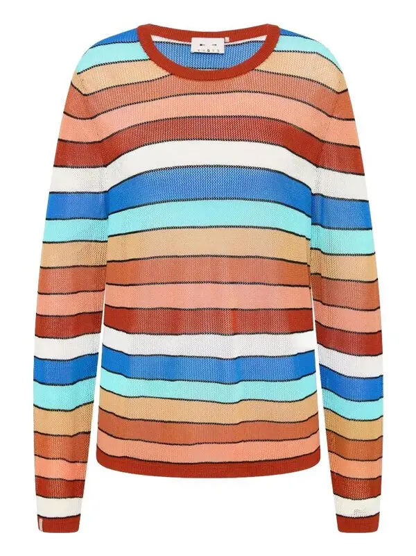 The Upside Iza Milla Striped Sweater - Neutrals