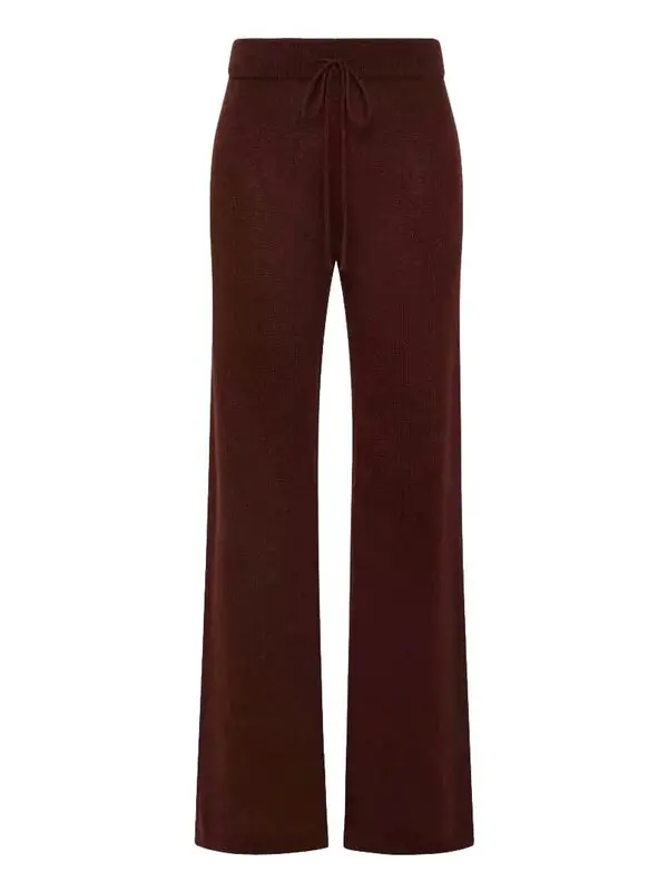 The Upside Coco Amelie Knit Track Pants - Brown