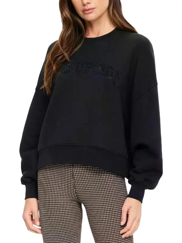 The Upside Paloma Crystal-embellished Sweatshirt - Black