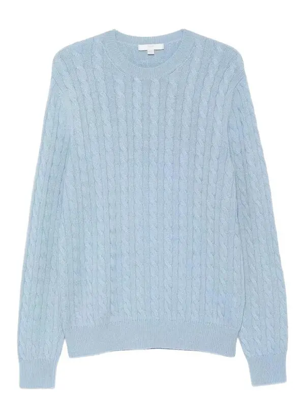 Malo Cable-knit Pullover - Blue
