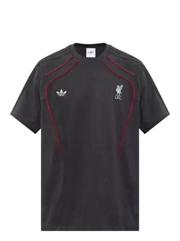 Adidas X Liverpool Fc Piping T-shirt - Grey