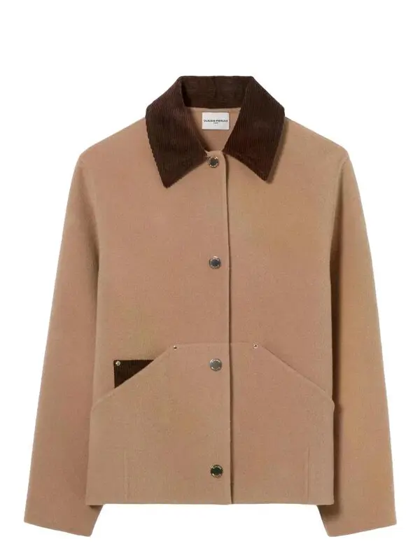 Claudie Pierlot Corduroy-collar Jacket - Neutrals