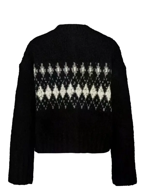 Altuzarra Haven Fair Isle Cardigan - Black