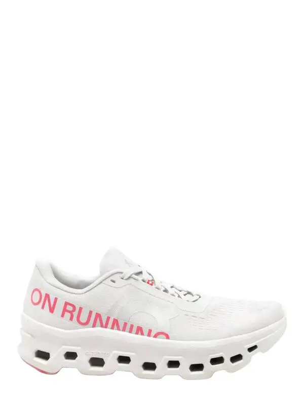 On Cloudmaster Logo-print Sneakers - Grey
