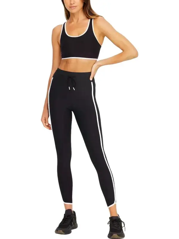 The Upside Sol Side-stripe Leggings - Black
