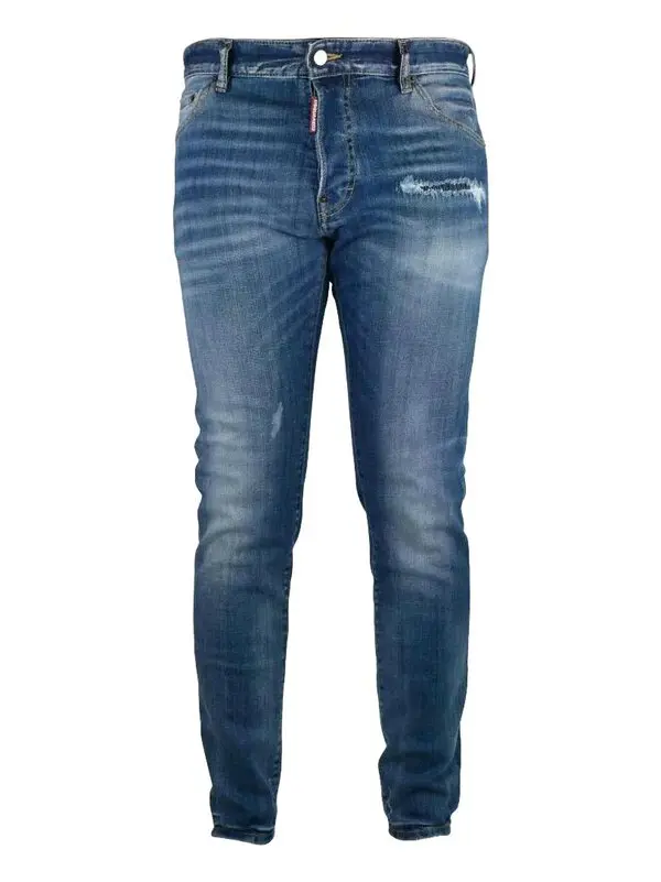 Dsquared2 Teddy Distressed Jeans - Blue