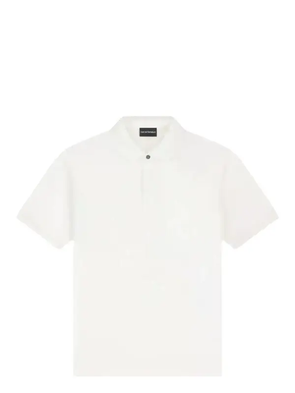 Emporio Armani Cotton Polo Shirt - White