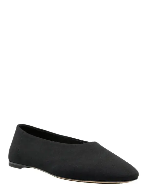 TOTEME Pointed-toe Ballet Flats - Black