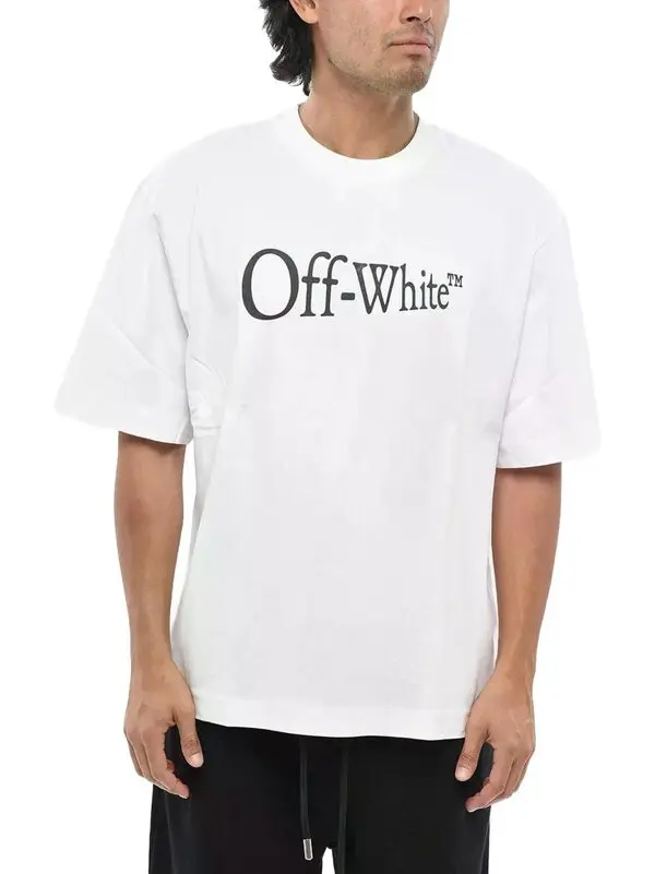 Off-White Logo-print Crew-neck T-shirt - White