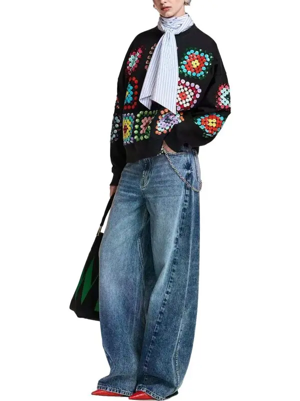 Essentiel Antwerp Twisted-seam Barrel-leg Jeans - Blue