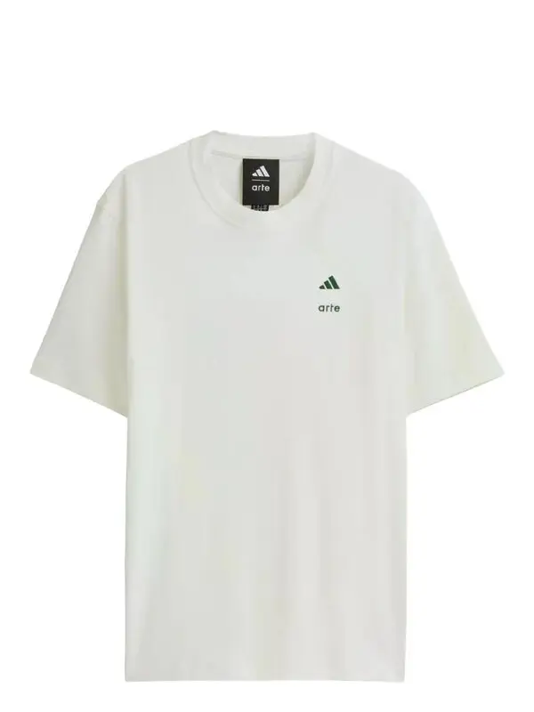 Adidas X Arte Antwerp Graphic-print Logo-embroidered T-shirt - White