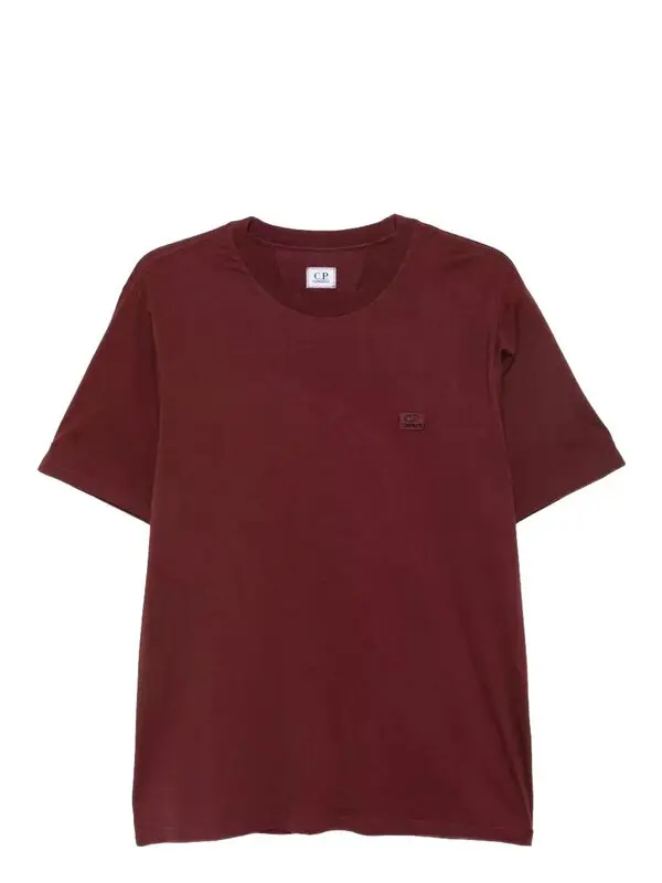 C.P. COMPANY Logo-patch T-shirt - Red