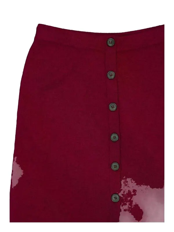 Altuzarra Callahan Button-up Maxi Skirt - Red