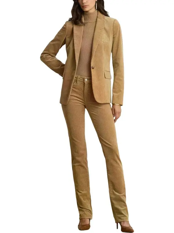 Ralph Lauren Corduroy Slim-straight Trousers - Brown
