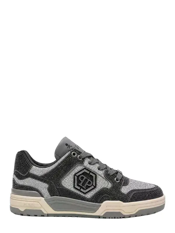 Philipp Plein Low-top Predator V2 Strass Sneakers - Grey