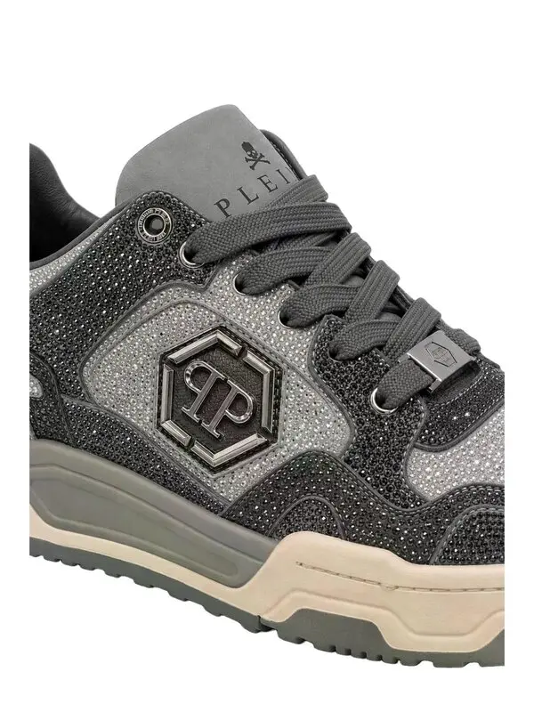 Philipp Plein Low-top Predator V2 Strass Sneakers - Grey