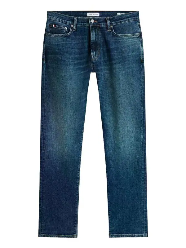Tommy Hilfiger Faded Slim-fit Jeans - Blue