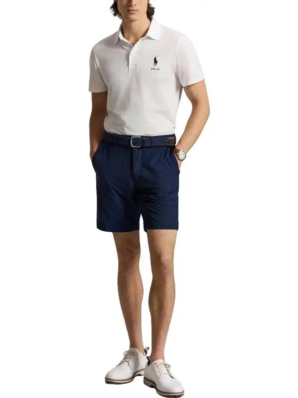 Rlx Ralph Lauren Logo-embroidered Piqué Polo Shirt - White