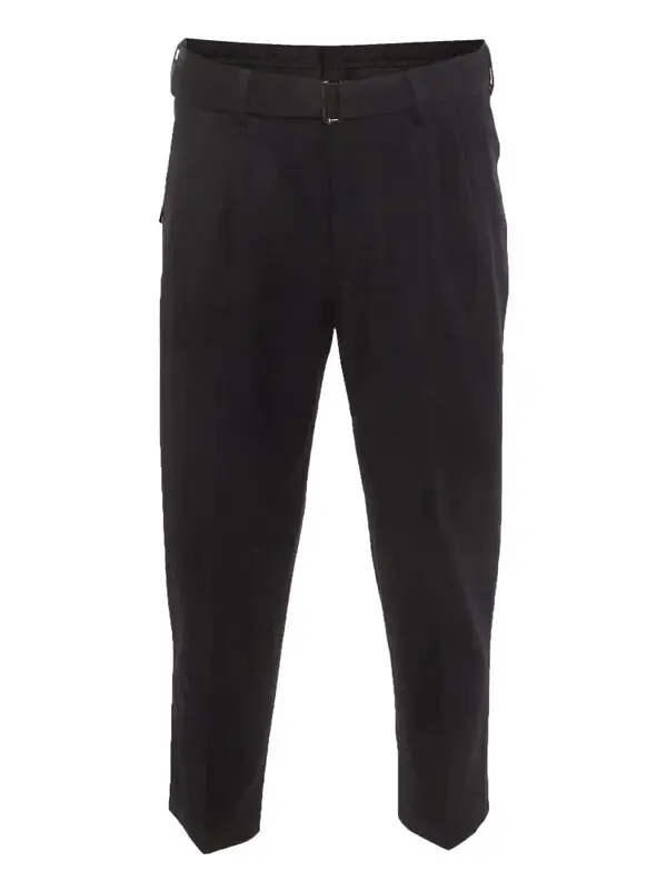 Zegna Double-pleated Tapered Trousers - Blue
