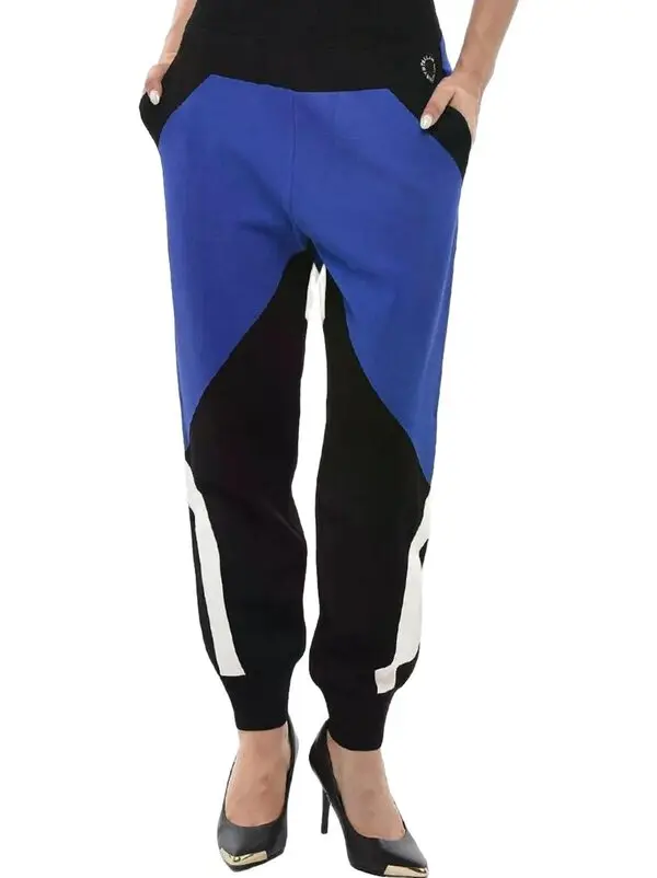 Stella McCartney Colour-block Elasticated Track Pants - Blue