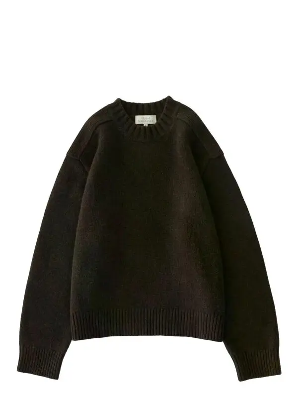 Studio Nicholson Berez Crew-neck Sweater - Brown