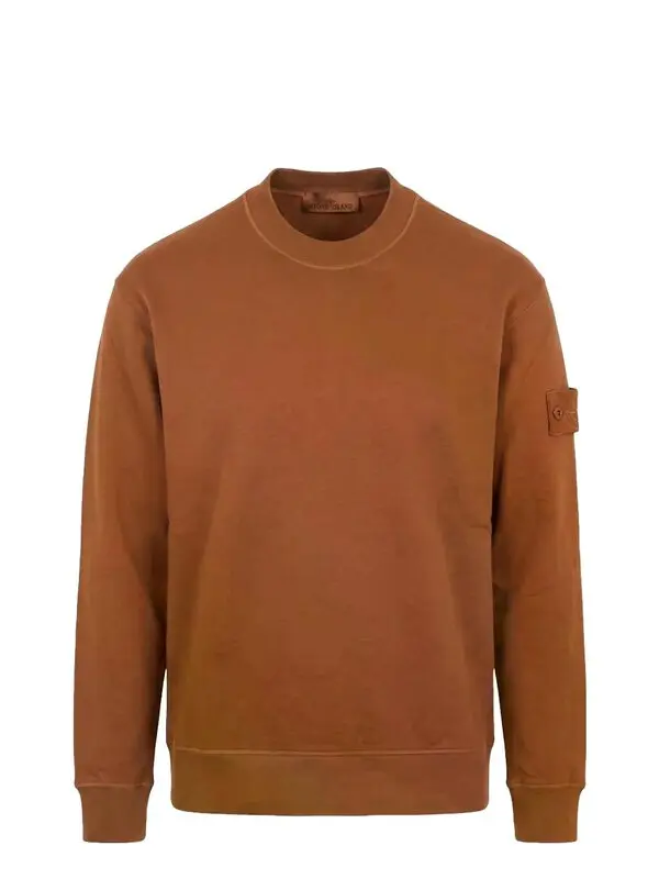 Stone Island Logo-patch Sweatshirt - Brown