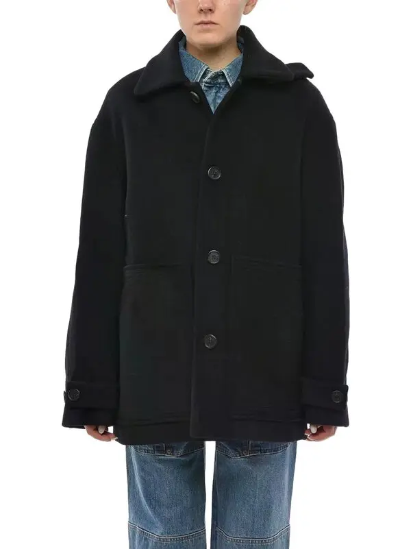 Stella McCartney Single-breasted Coat - Black
