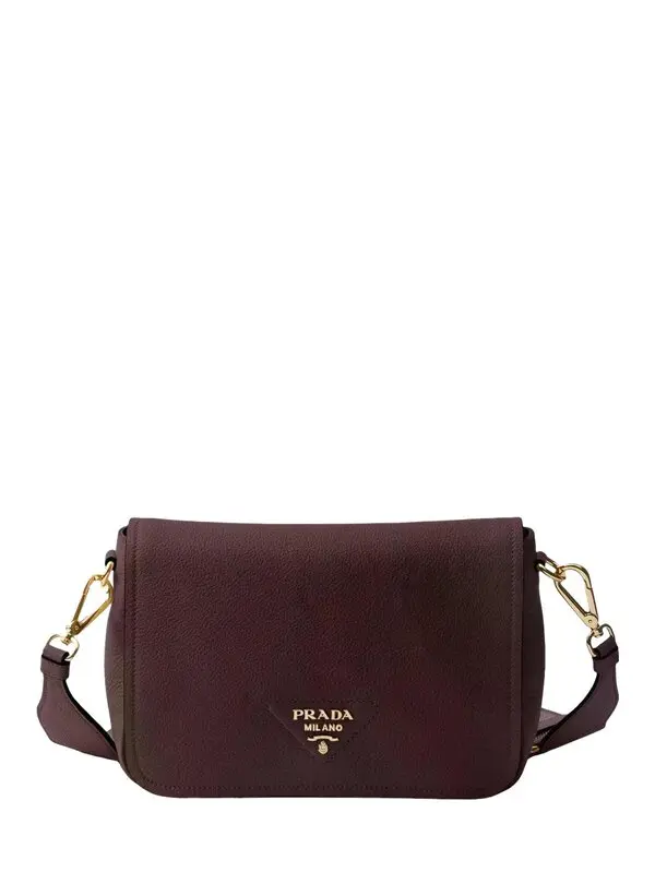 Prada Leather Shoulder Bag - Red