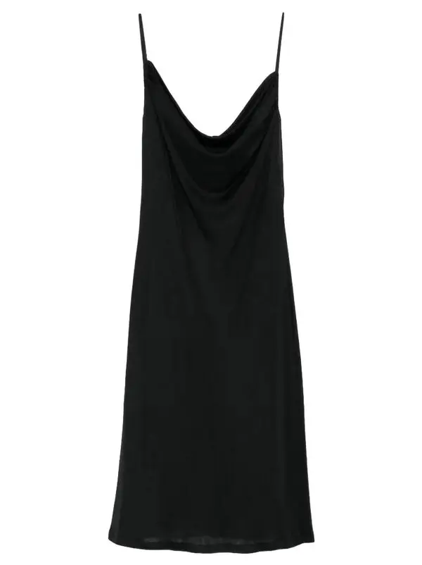 Emilio Pucci Cowl-neck Slip Dress - Black