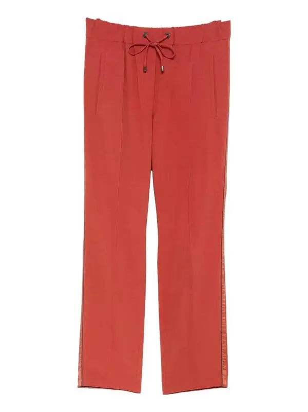 Brunello Cucinelli Drawstring Track Pants - Red